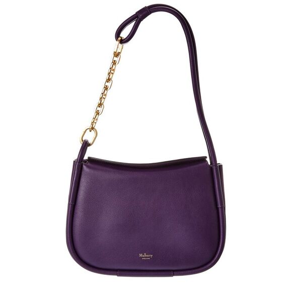 Mulberry | Bags | Mulberry Link Leather Shoulder Bag Purple | Poshmark
